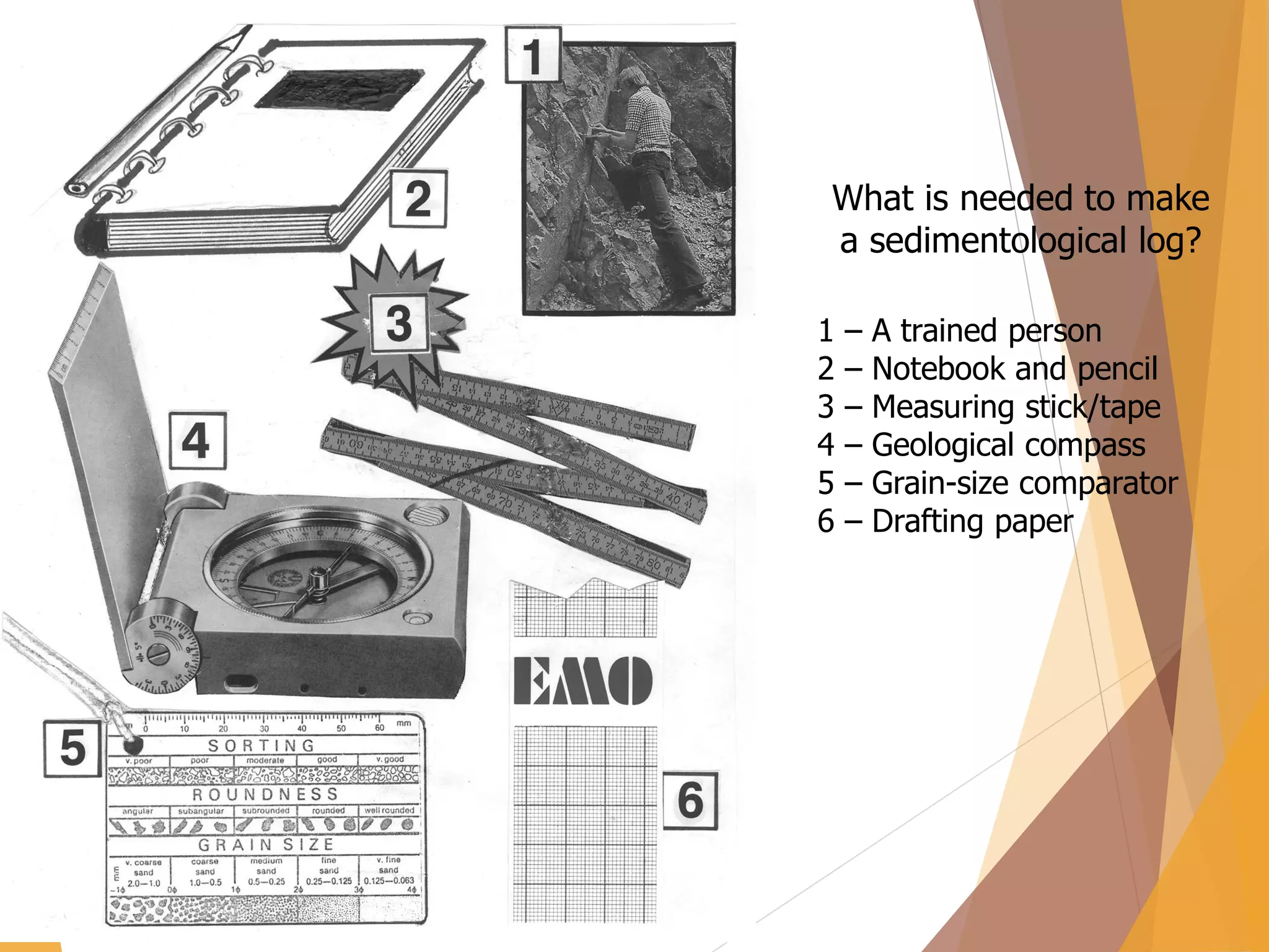 Sedimentology Lecture 5. techniques of sedimentary logging | PDF