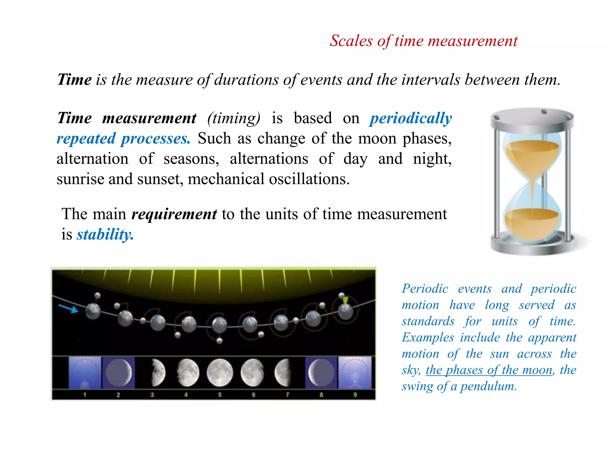Systems of time measurement (Lecture5) | PPTX