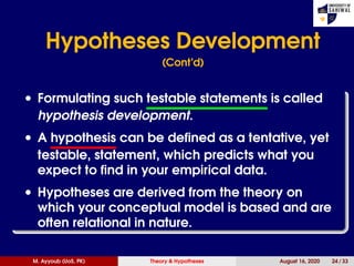 Theoretical Framework and Hypothesis Development | PDF
