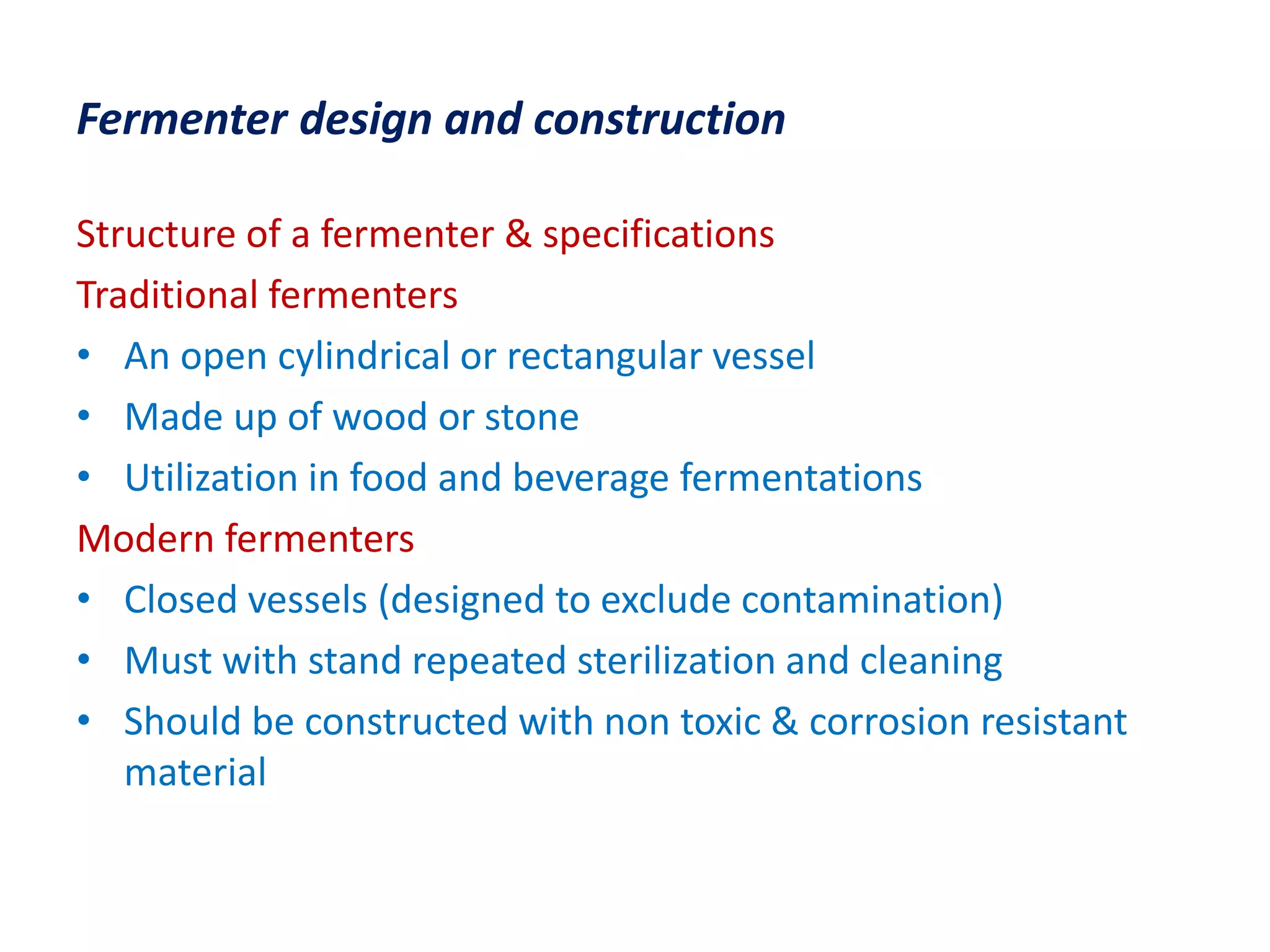 Fermentation Systems (Lecture 5) | PDF