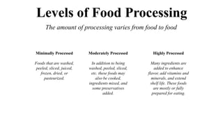 Food processing presentation for bsc agriculture hons | PDF