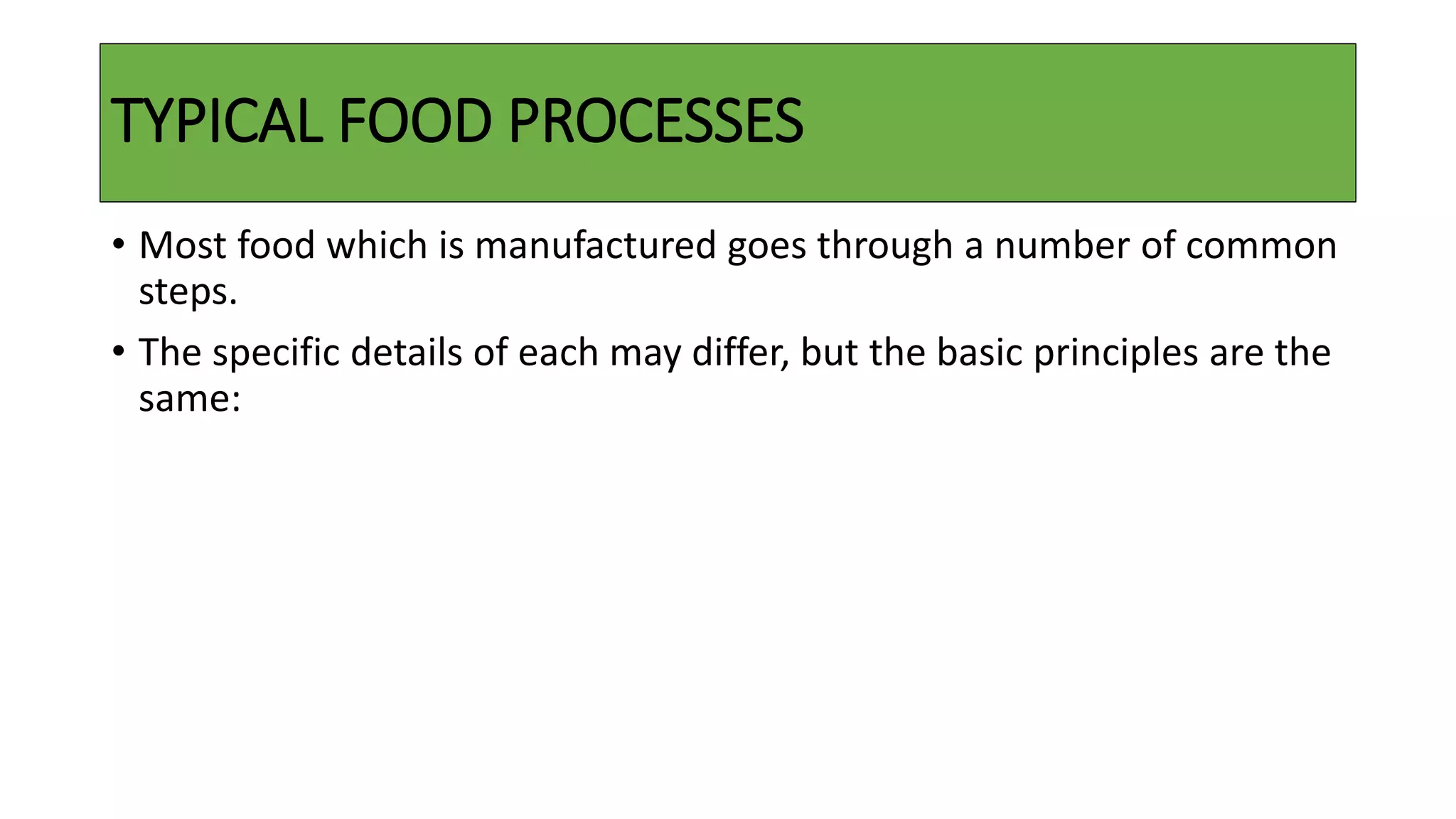 Lecture 5 food processing | PPTX
