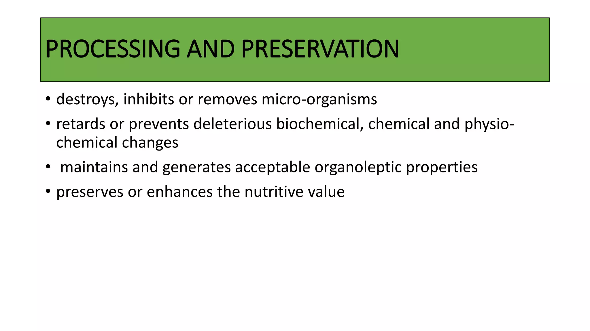 Lecture 5 food processing | PPTX