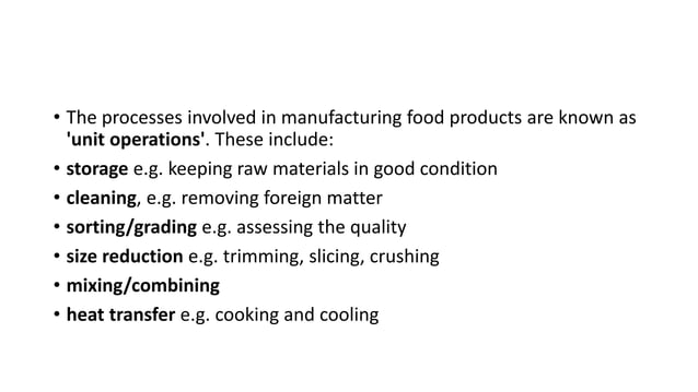Lecture 5 food processing | PPTX | Food Industry | Industries