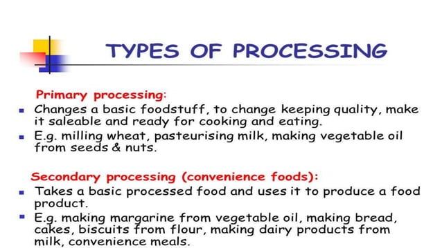Lecture 5 food processing | PPTX | Food Industry | Industries