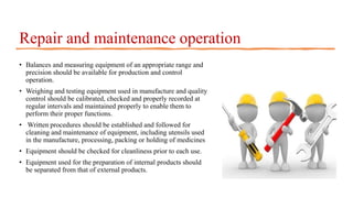Quality Management System (QMS): Equipment | PPTX