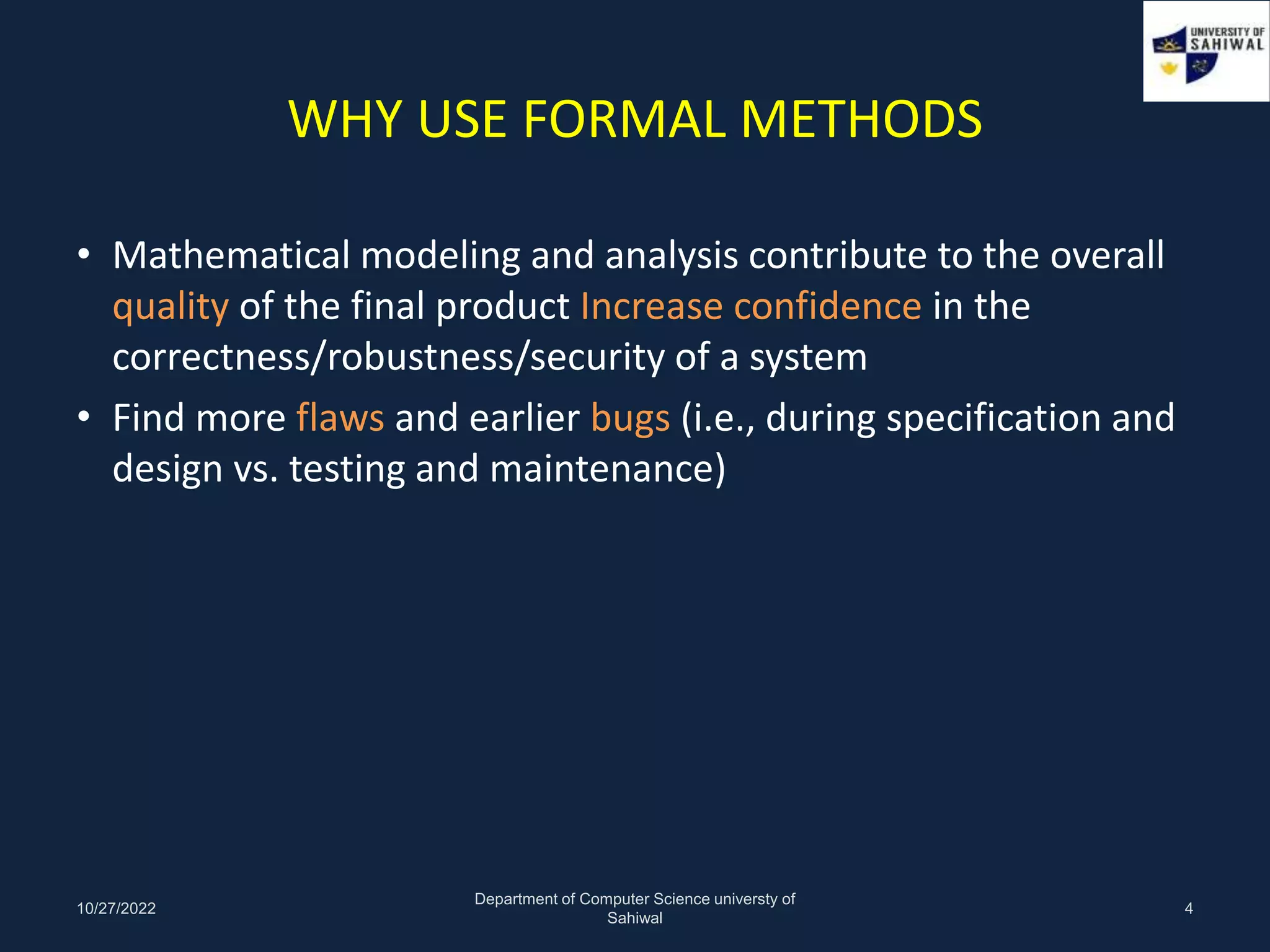Formal Method | PPTX