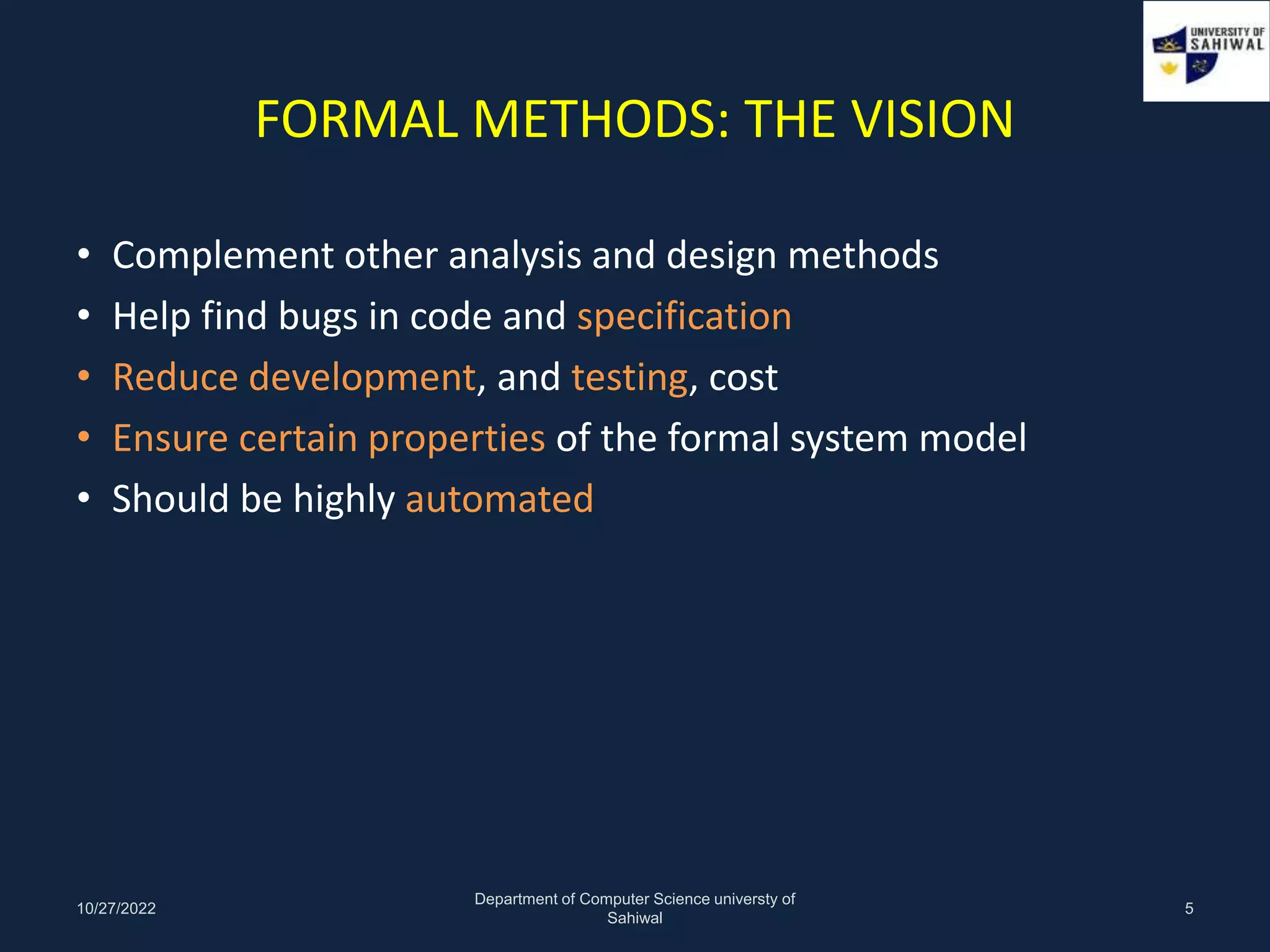 Formal Method | PPTX