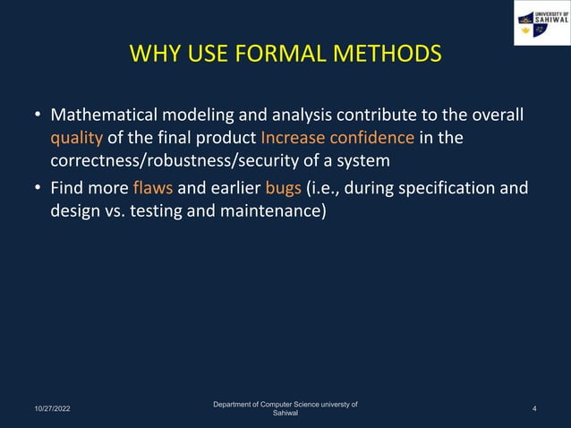 Formal Method | PPTX