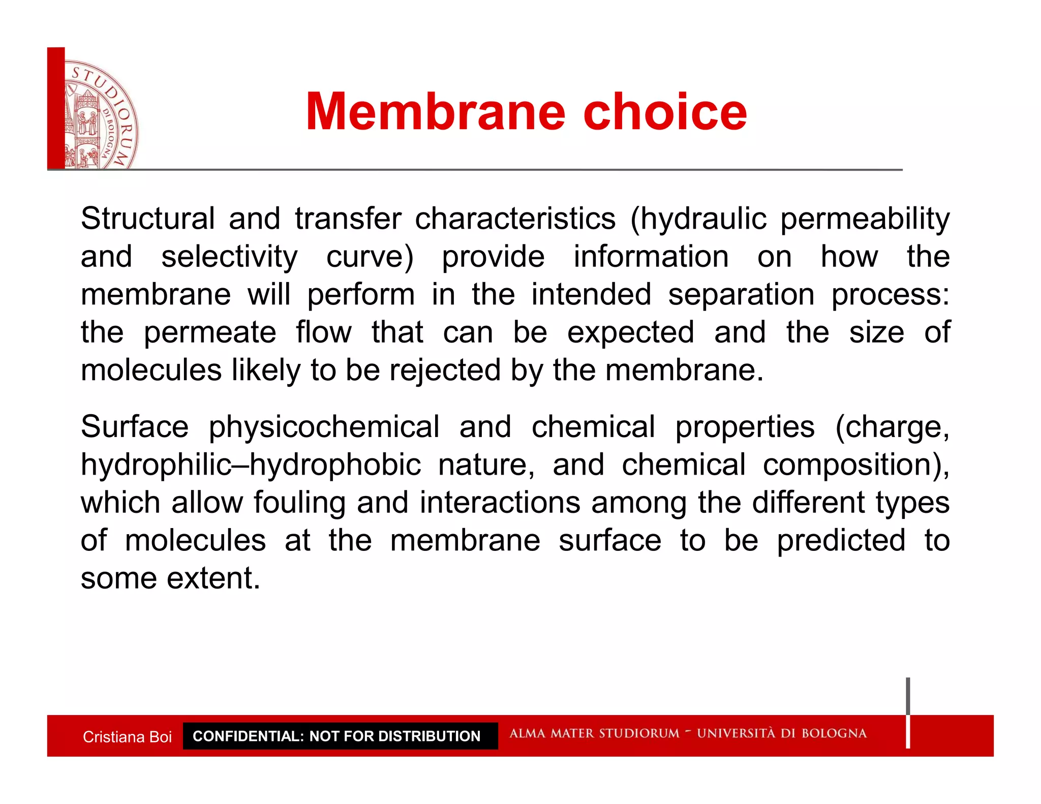 Membrane characterization | PDF