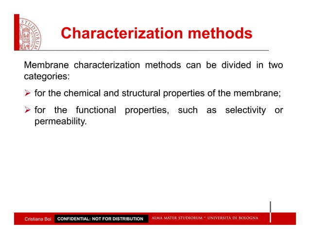 Membrane characterization | PDF