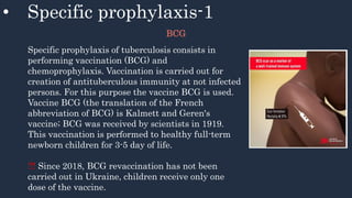 Prophylaxis of tuberculosis | PPTX