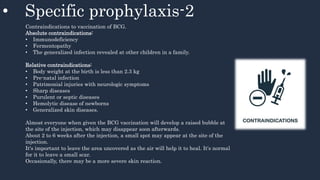 Prophylaxis of tuberculosis | PPTX