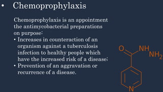 Prophylaxis of tuberculosis | PPTX