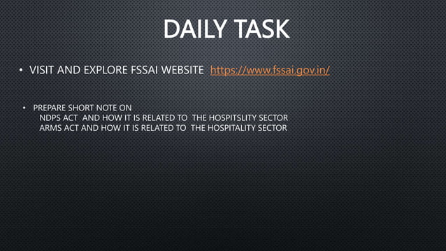 HOSPITALITY LAW LECTURE 4 | PPT