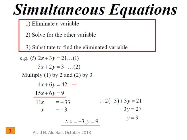 Lecture 5 simultaneous equations introduction.pptx