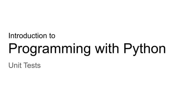 unit testing from cs50 in david malen course at harvard university | PPT