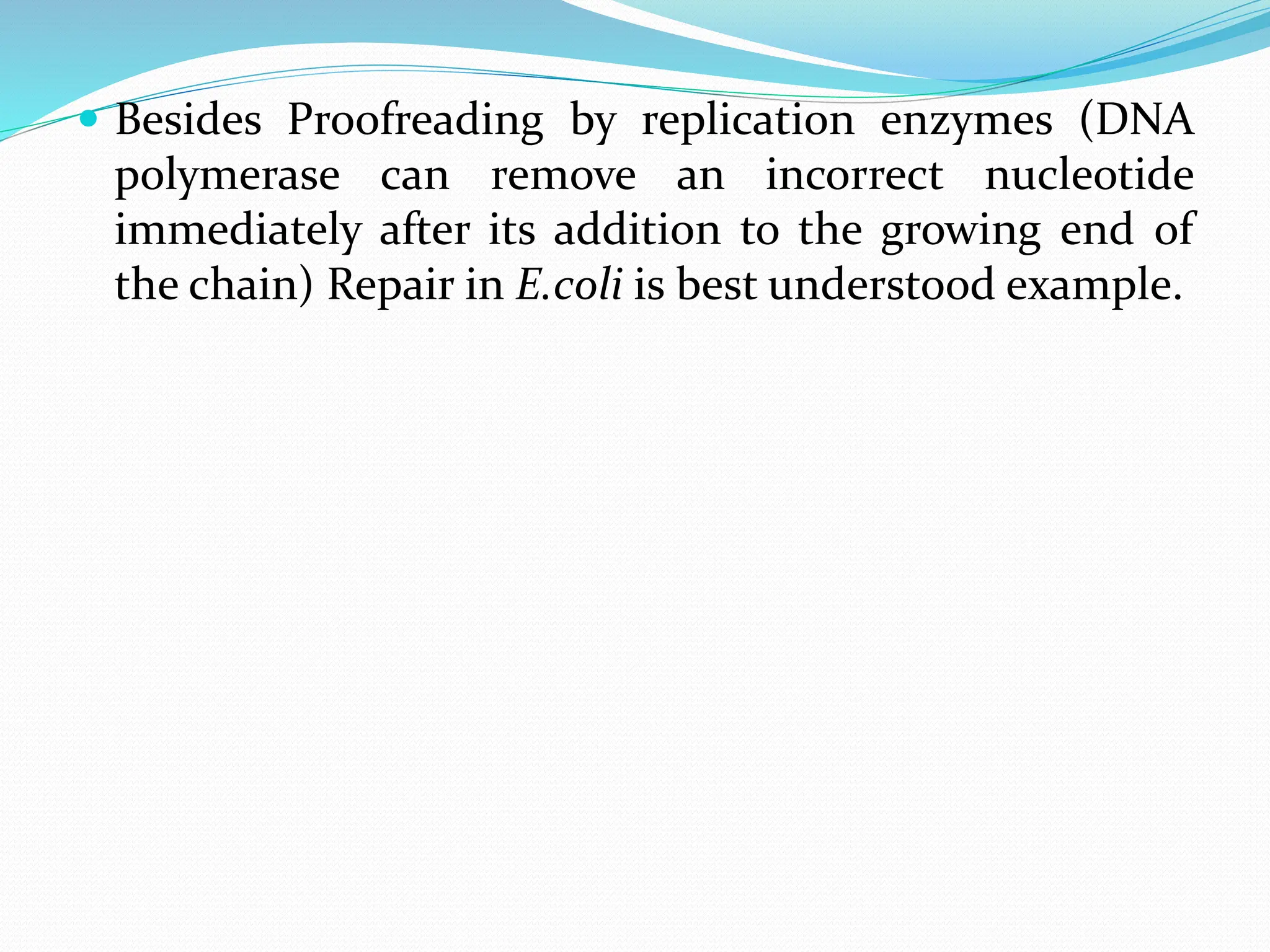 Dna repairing and types of dna repairing | PDF