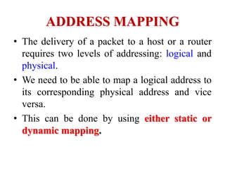 Lecture 5.address mapping on data communication pdf | PDF