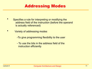 Computer Architecture and Design Lecture Notes By Beenish.ppt
