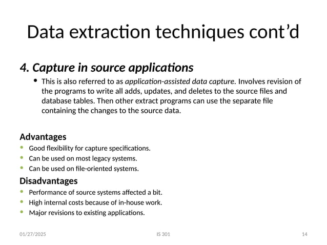 Lecture 5 Extraction Transformation And Loading Pptx