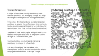 Lecture 5.pptx challanges in operation management | PPTX
