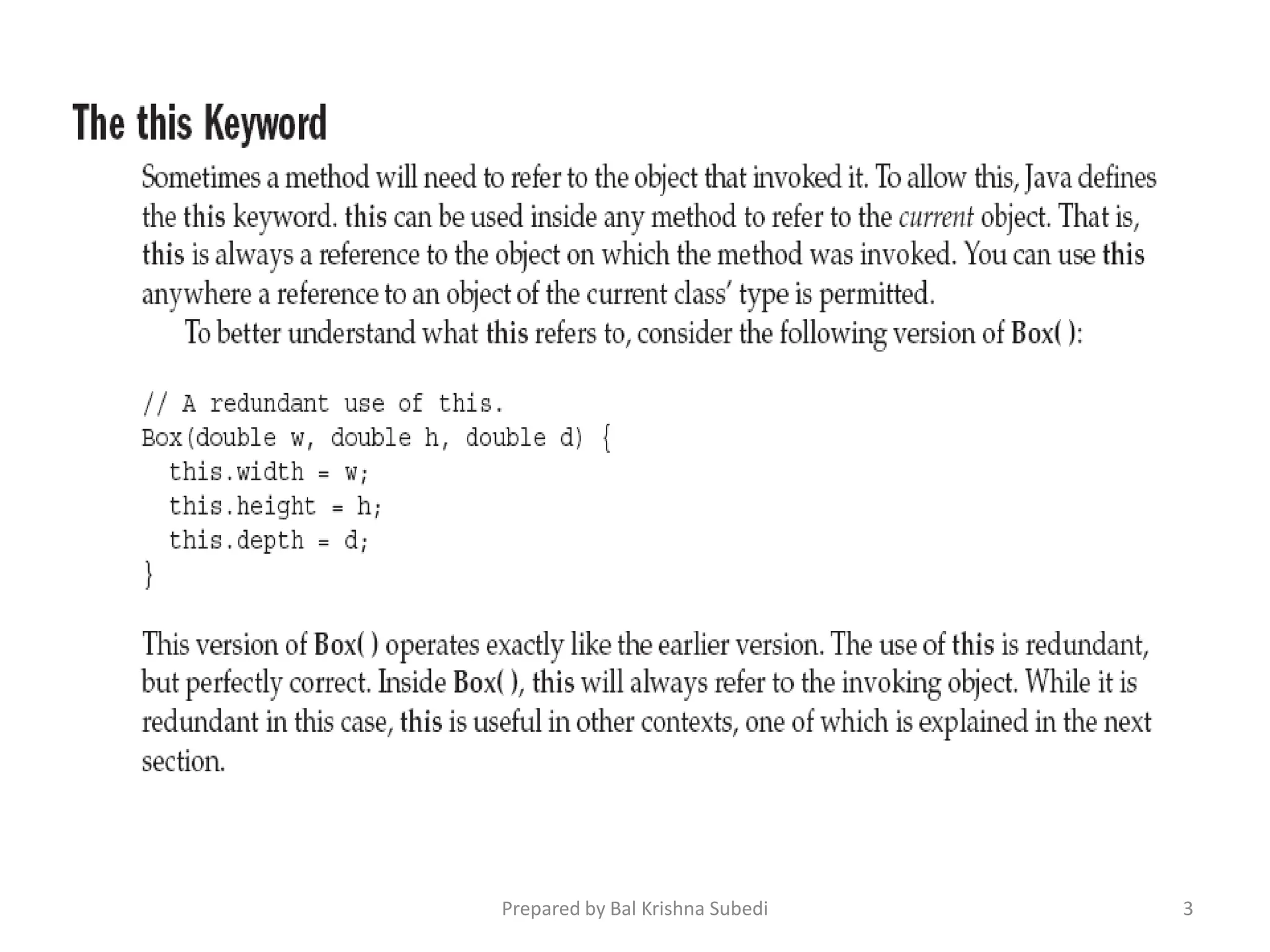 lecture5.pdf_Java Programming note for BCA, B.Sc. CSIT and BIT and BE | PPT