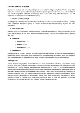 Specific gravity and ternary phase diagram | PDF