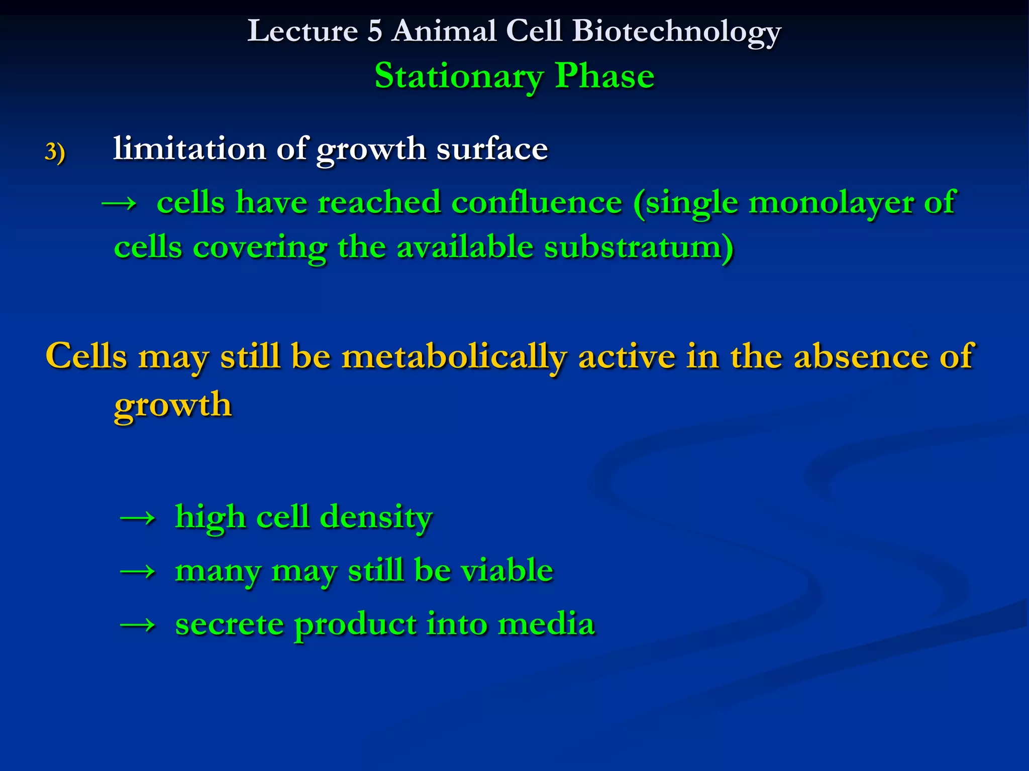 Lecture 5 cell growth phases | PPT