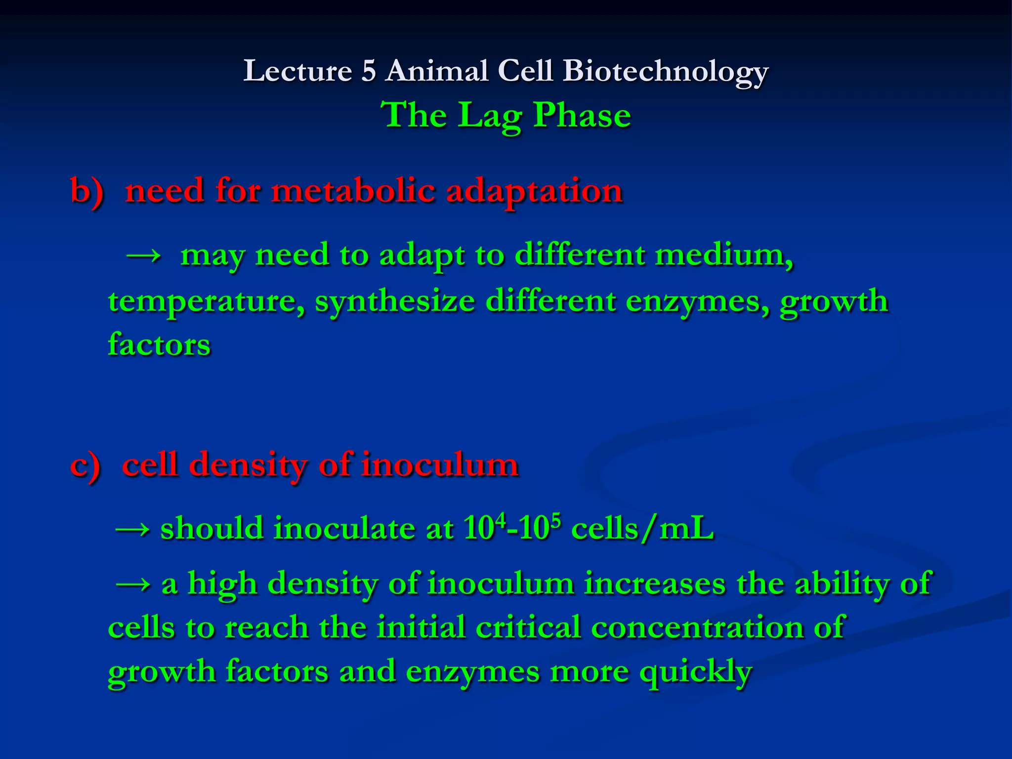 Lecture 5 cell growth phases | PPT