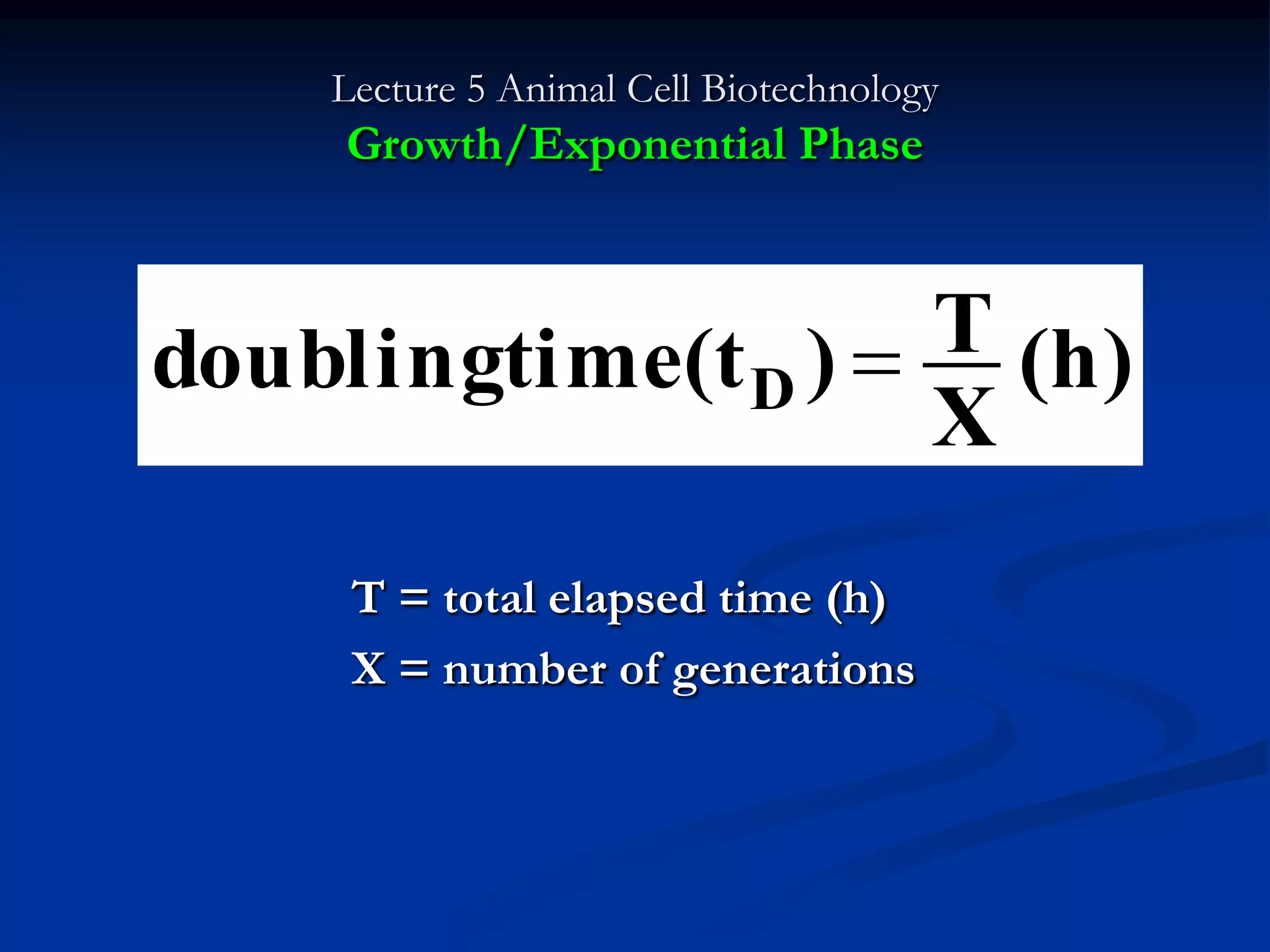 Lecture 5 cell growth phases | PPT