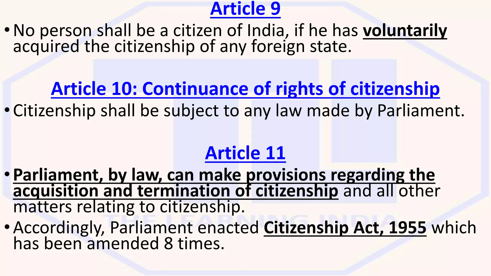 Lecture 5 citizenship | PPTX