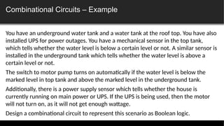 Lecture 5 - Combinational Circuits - A (Gate conversion).pptx