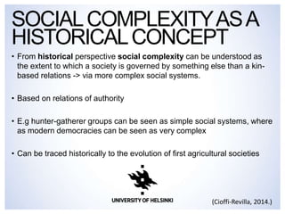 Complex Social Systems - Lecture 5 in Introduction to Computational ...
