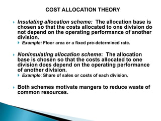 Lecture 5 cost allocations- theory | PPTX