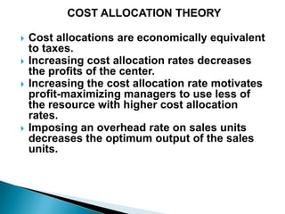 Lecture 5 cost allocations- theory | PPTX