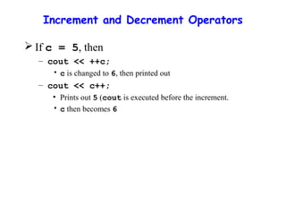 Lecture#5 Operators in C++ | PPT