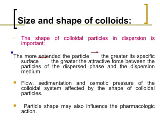 Colloids--------(Pharmaceutics) | PPT
