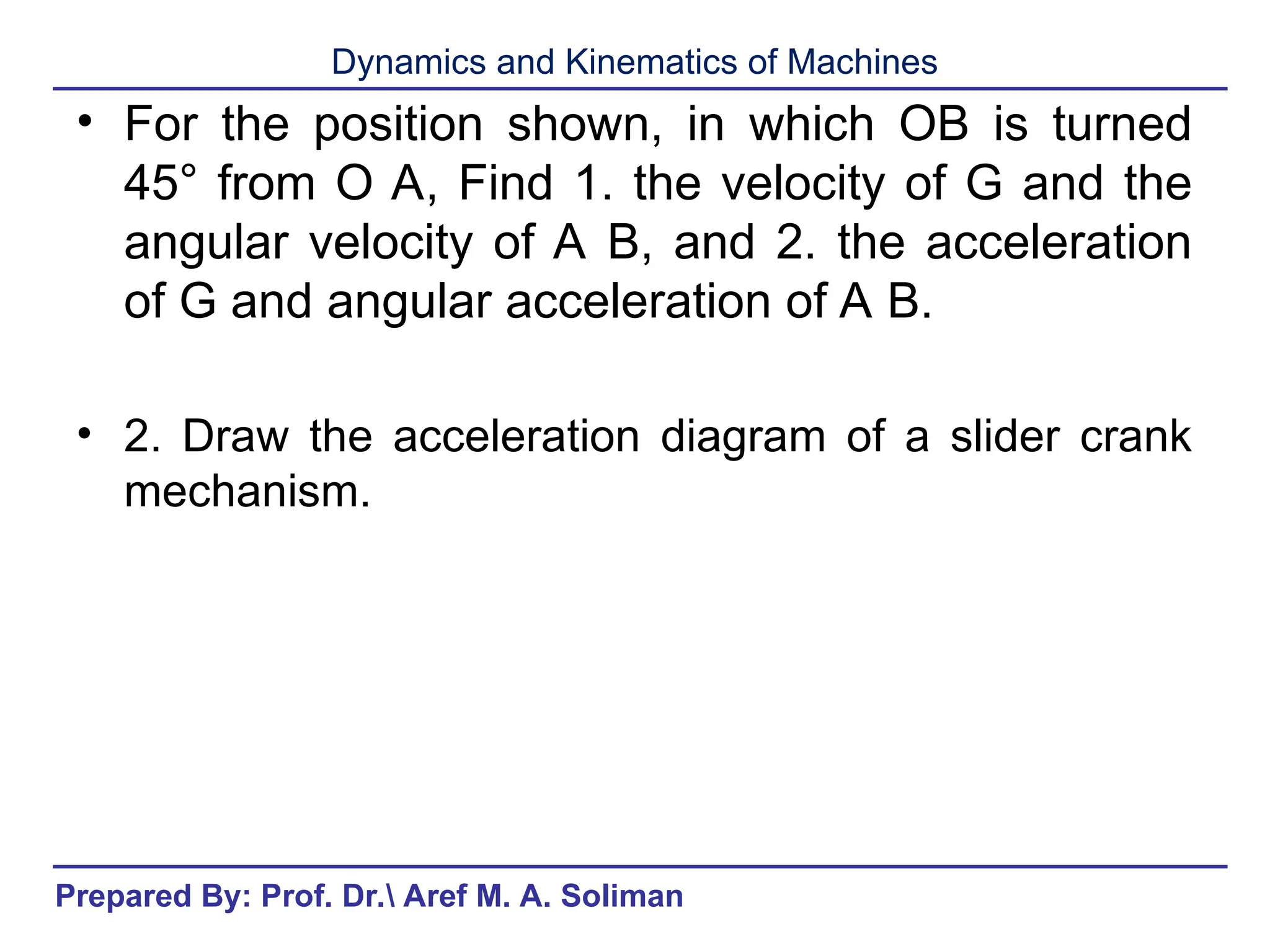 ---Lecture 5-Dynamics and Kinematics of Machines-Relative Velocity -.ppt