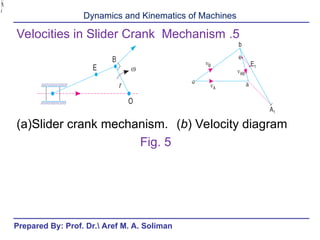 ---Lecture 5-Dynamics and Kinematics of Machines-Relative Velocity -.ppt