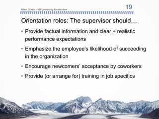 Intro to HRM Lecture 5 - Employee socialization | PPT