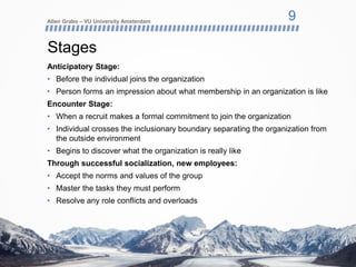 Intro to HRM Lecture 5 - Employee socialization | PPT