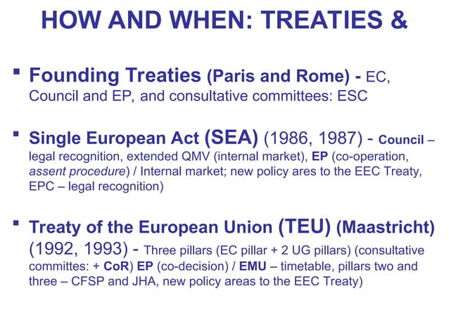 Lecture on EU Institutions including.ppt