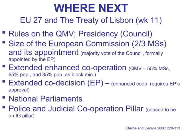 Lecture on EU Institutions including.ppt