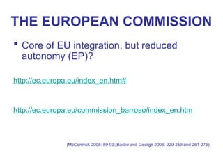 Lecture on EU Institutions including.ppt