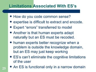 Lecture5 Expert Systems And Artificial Intelligence | PPT