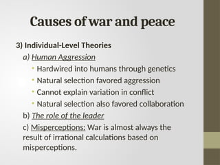 Lecture 5- Global Insecurty- Causes of War and Peace.pptx