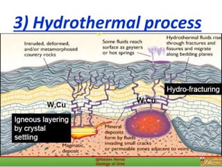 Lecture 5 hydrothermal ore deposits | PPT