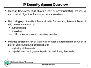 Lecture 5 ip security | PPT