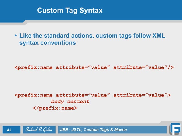 Lecture 5 JSTL, custom tags, maven | PDF